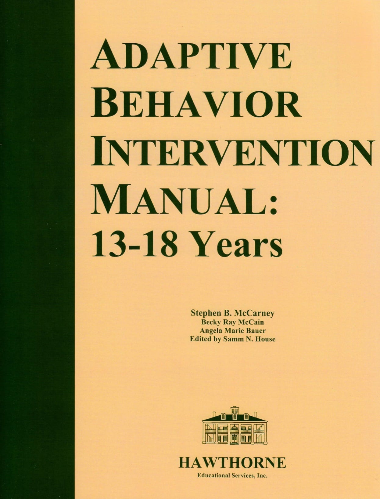 Adaptive Behaviour Intervention Manual 13-18 Years | Silvereye